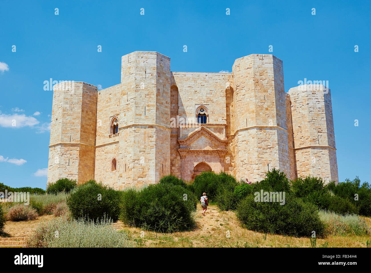 13. jahrhundert Castel del Monte (Burg des Berges), Andria, Apulien ...