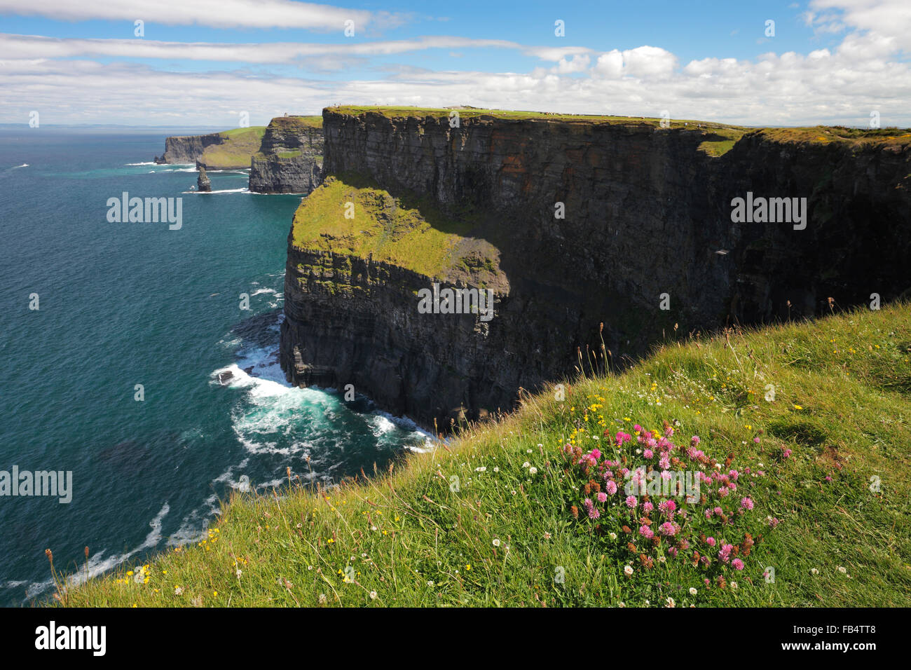 Cliffs of Moher nahe Doolin und Liscannor, County Clare, Irland ...