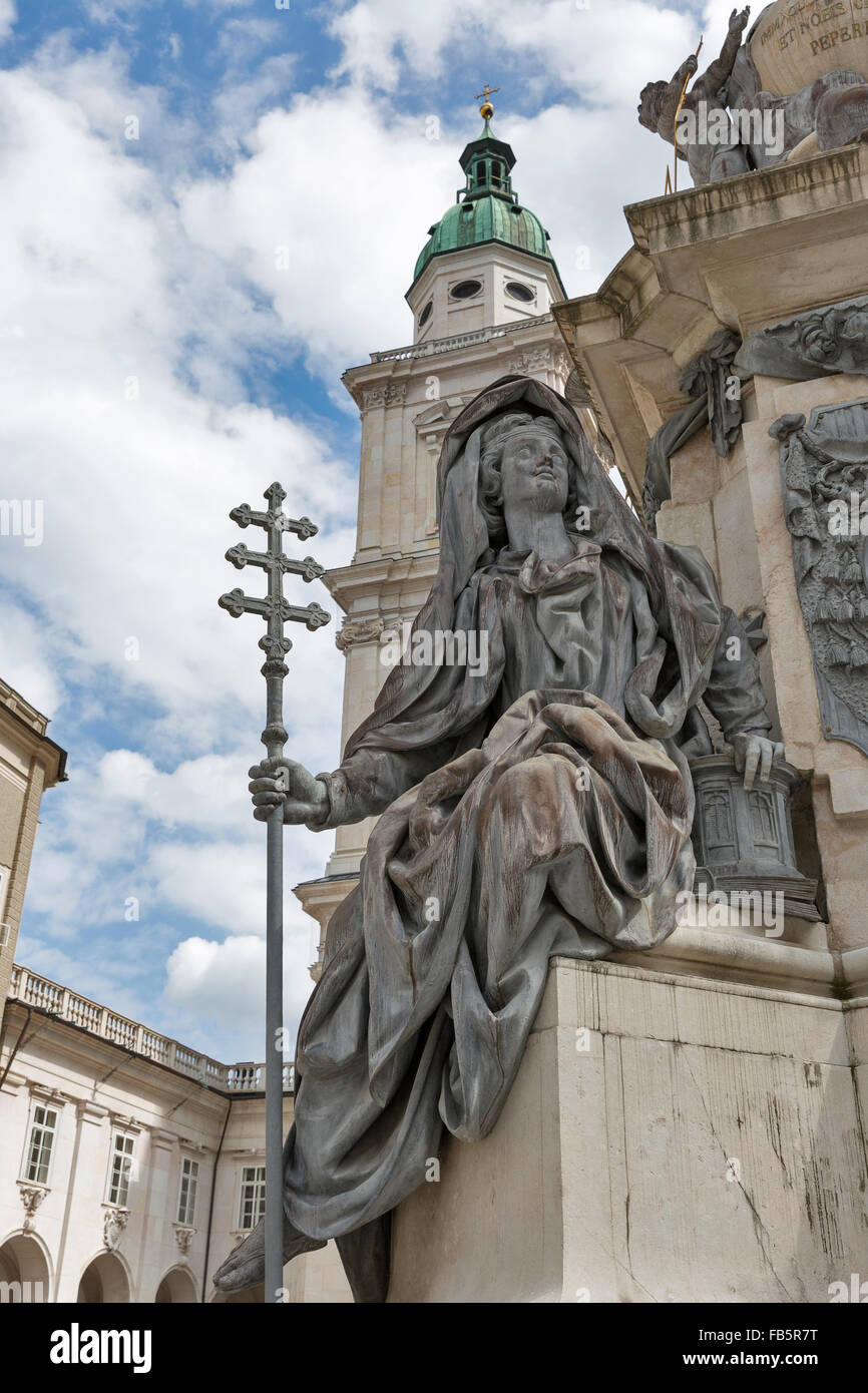 Statue der Unbefleckten Spalte (Jungfrau Maria) von Wolfgang und Johann ...