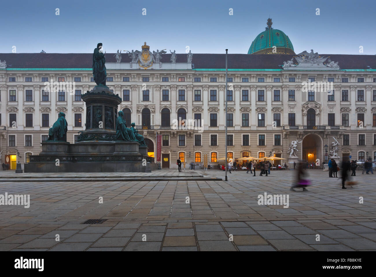 Innenhof der Hofburg in Wien Stockfotografie - Alamy