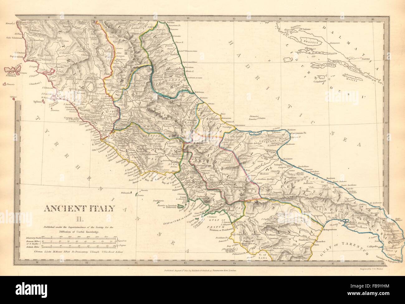 ANTIKEN ITALIEN. South.Apulia Latium Sabini Samnium Picenum Etruria ...