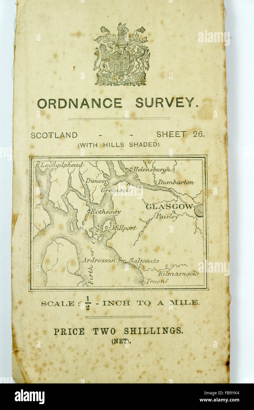 Old scotland map -Fotos und -Bildmaterial in hoher Auflösung – Alamy