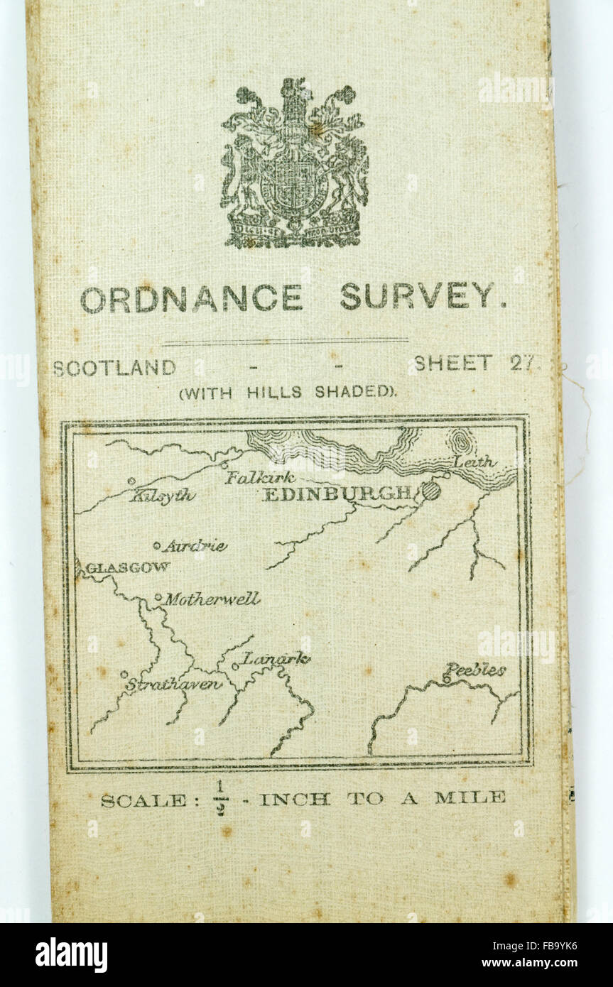 Old scotland map -Fotos und -Bildmaterial in hoher Auflösung – Alamy