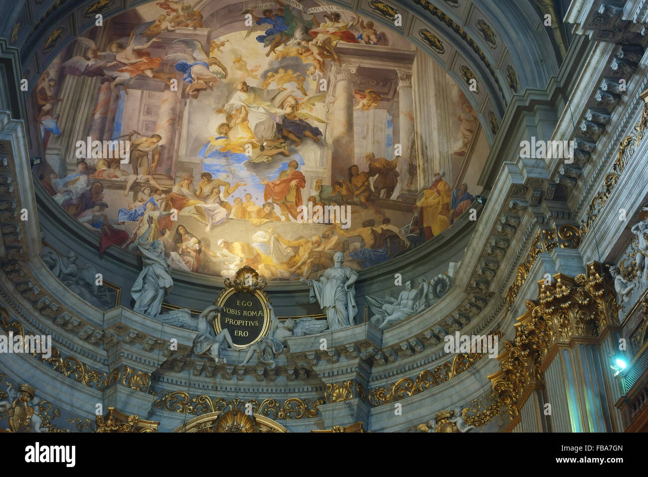 Baroque apse ceiling church of st ignatius rome -Fotos und ...
