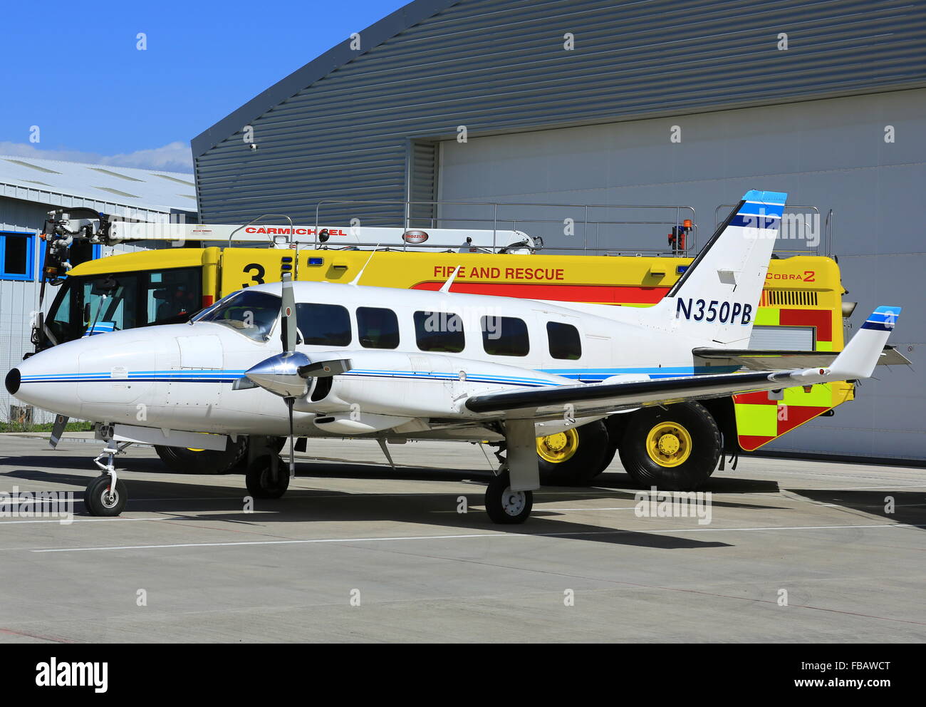 Einer der Bristol International Airport Amdac Carmichael Cobra 3 Feuer ...