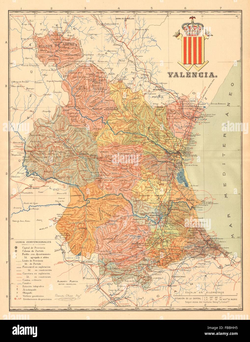 Mappa di valencia -Fotos und -Bildmaterial in hoher Auflösung – Alamy