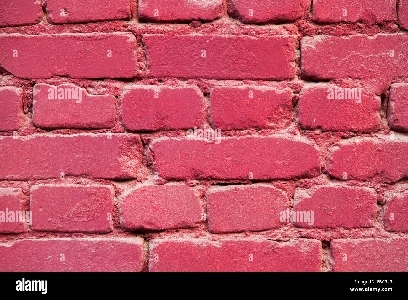 Roter gemalter ziegel -Fotos und -Bildmaterial in hoher Auflösung – Alamy