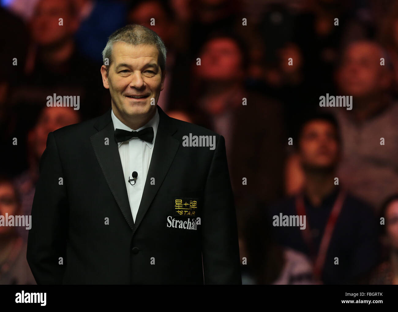 Alexandra Palace, London, UK. 16. Januar 2016. Snooker-Meister ...