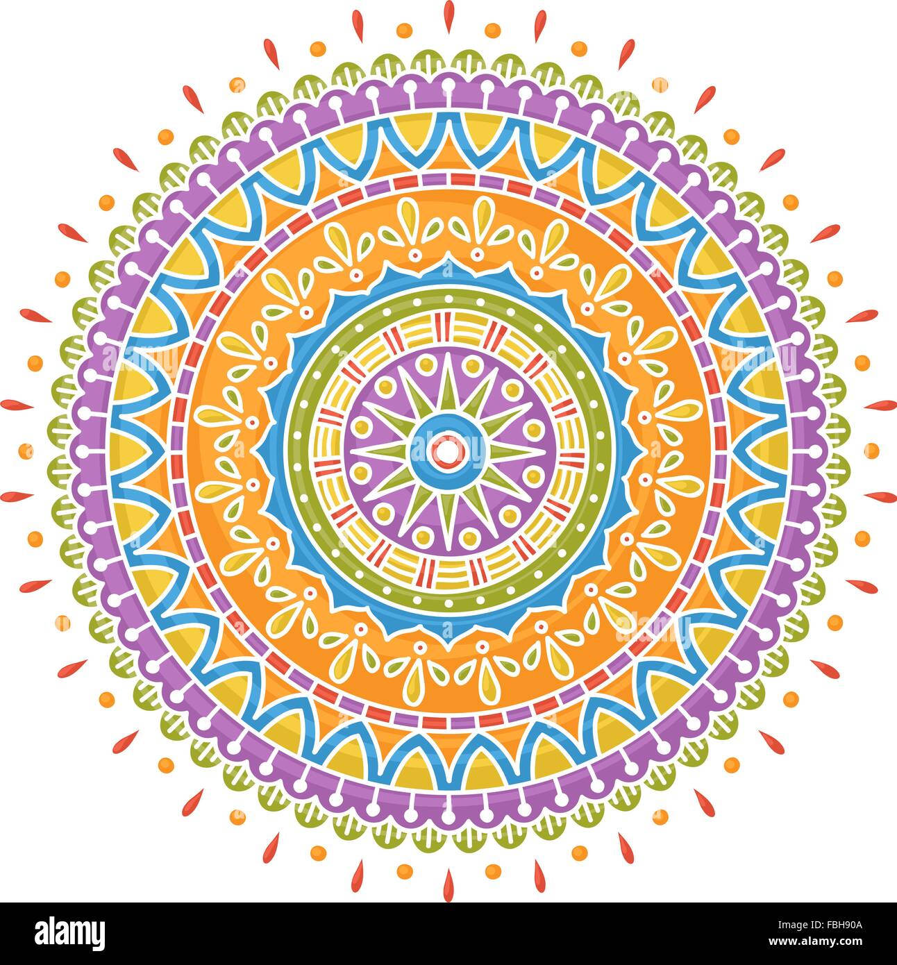 Bunte mandala -Fotos und -Bildmaterial in hoher Auflösung – Alamy