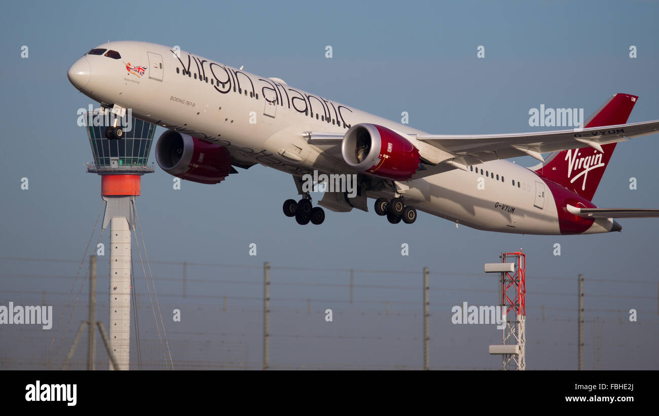 VIrgin Atlantic-Boeing 787-900 Dreamliner Stockfotografie - Alamy