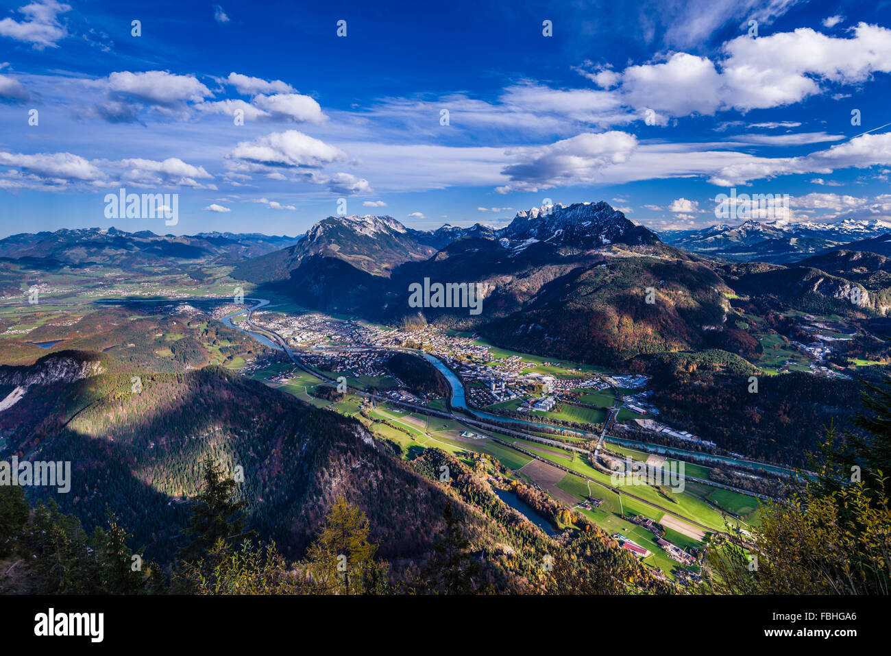Österreich, Tirol, Brandenberger Alpen, Thiersee, Inntal mit Kufstein ...