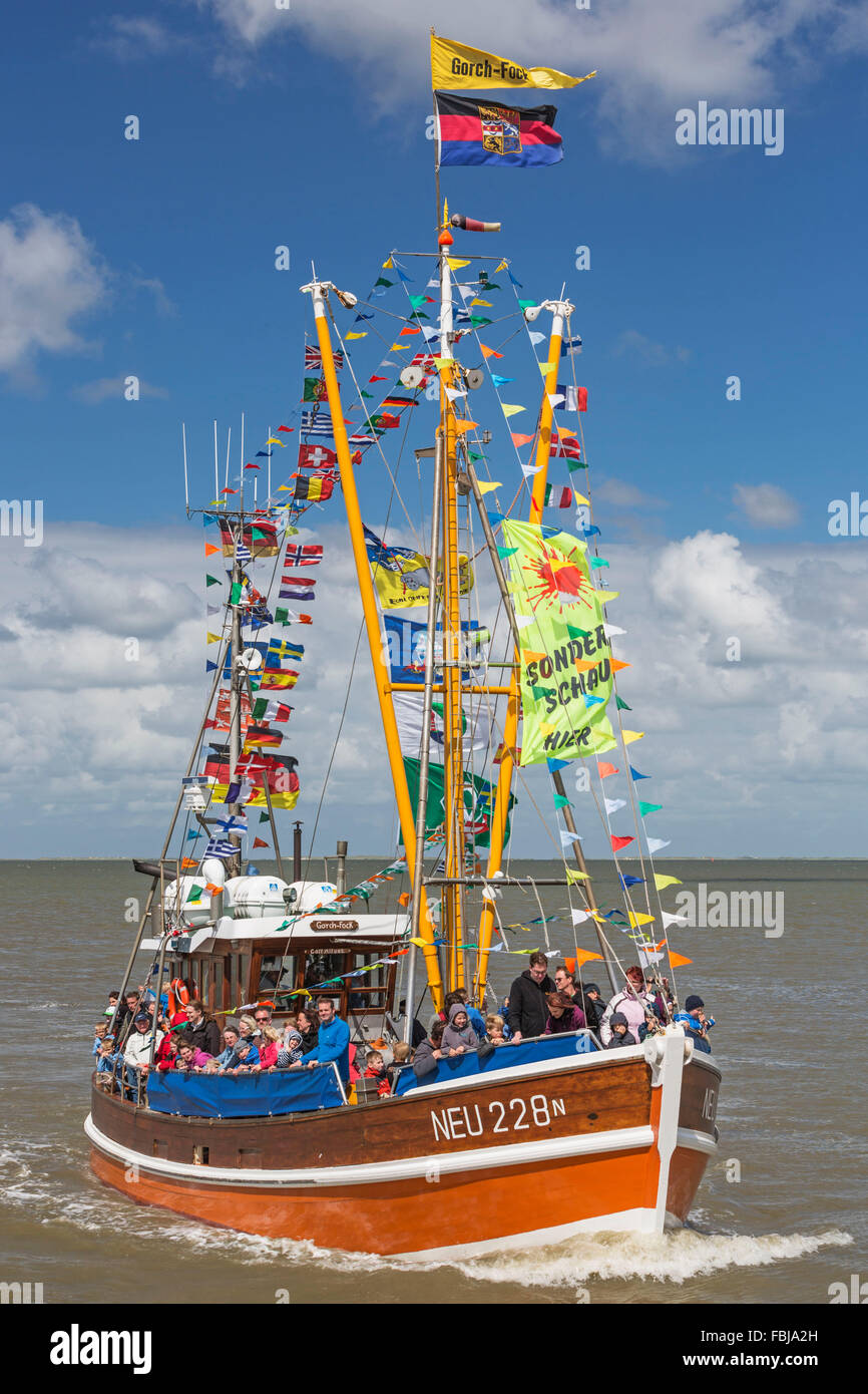 Kutter-Regatta, Neuharlingersiel, Ost Friesland Stockfotografie - Alamy