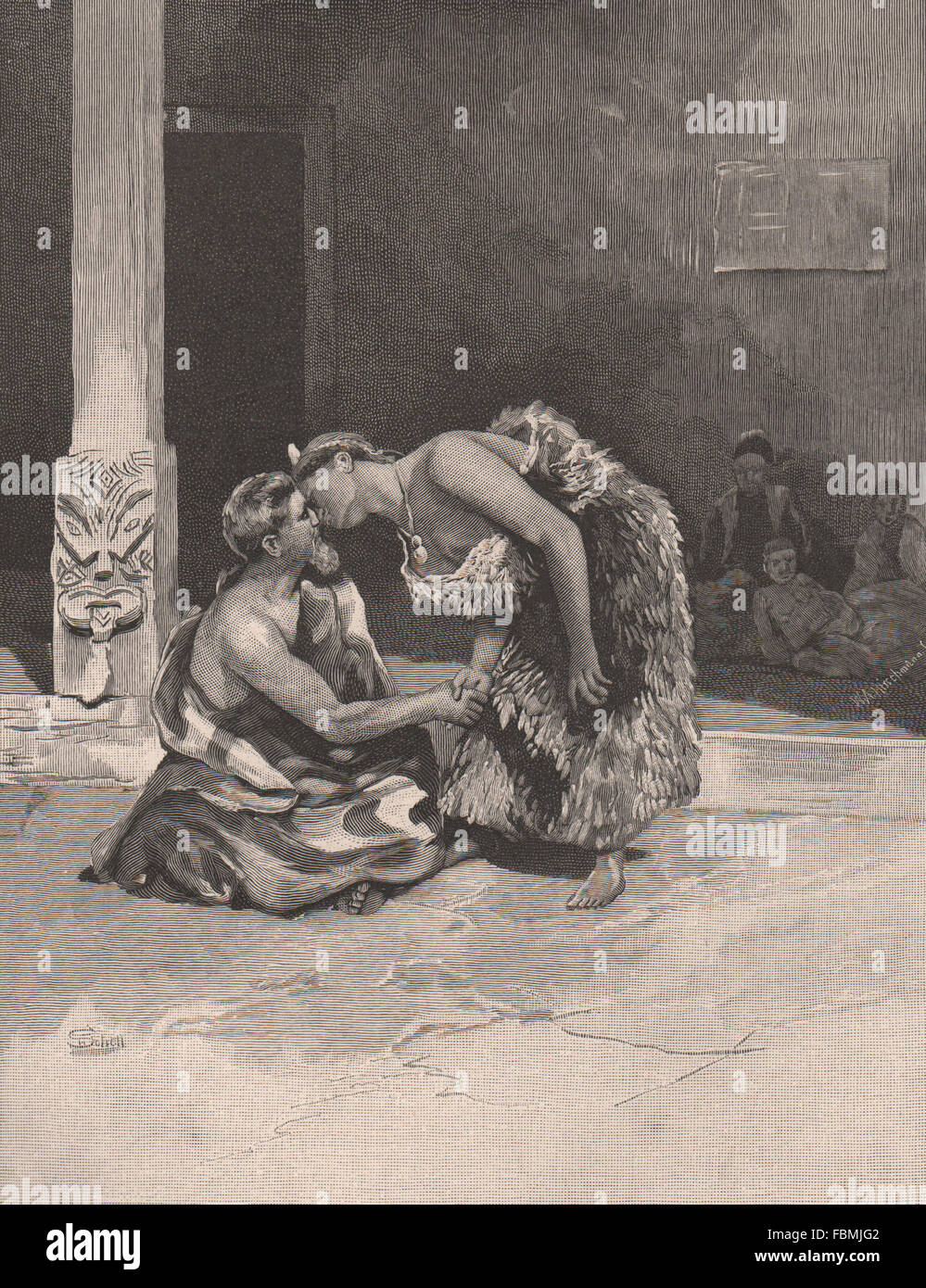 Nasen reiben maori -Fotos und -Bildmaterial in hoher Auflösung – Alamy
