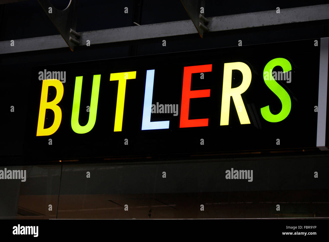 Butlers logo -Fotos und -Bildmaterial in hoher Auflösung – Alamy