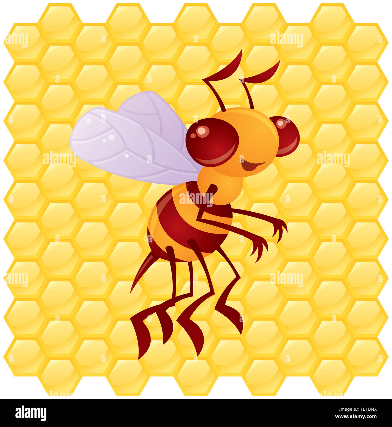 Biene cartoon -Fotos und -Bildmaterial in hoher Auflösung – Alamy