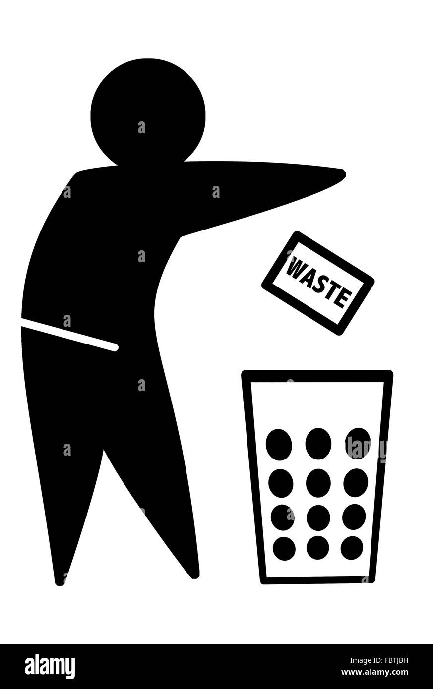 Symbole recycling mülltrennung Ausgeschnittene Stockfotos und -bilder ...