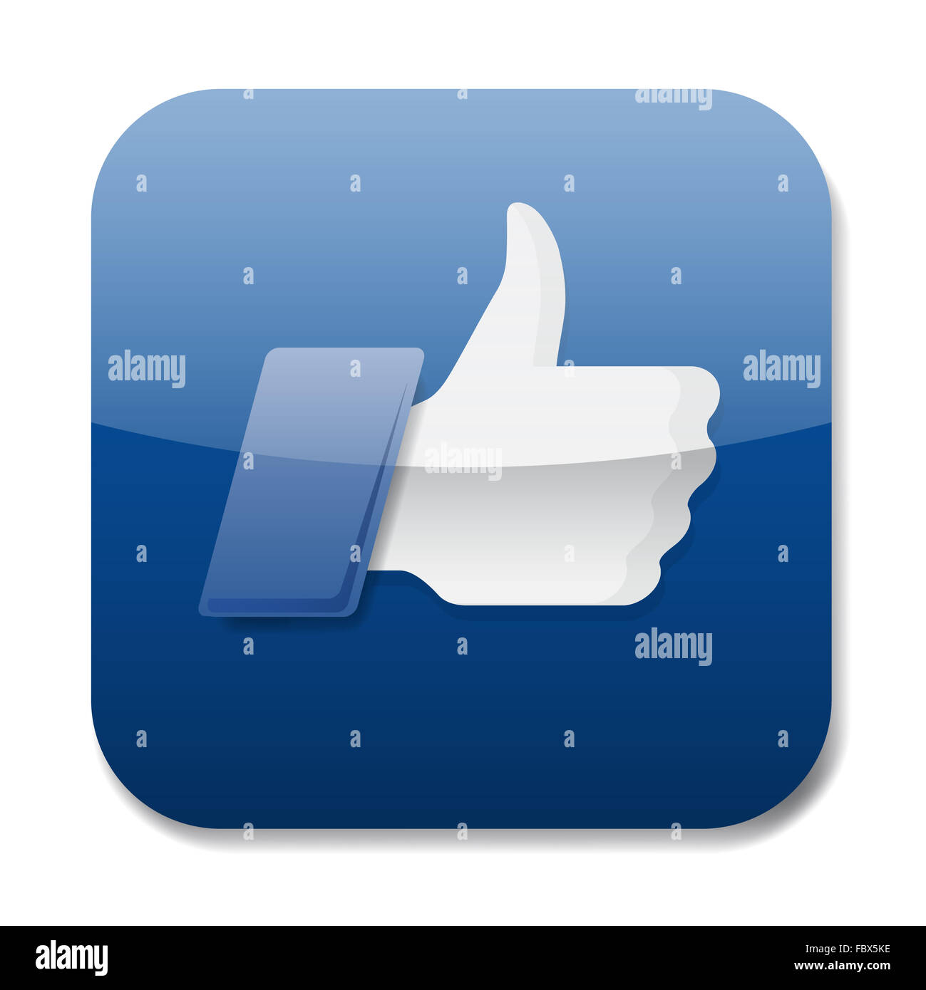 Daumen hoch Symbol - like-button Stockfotografie - Alamy