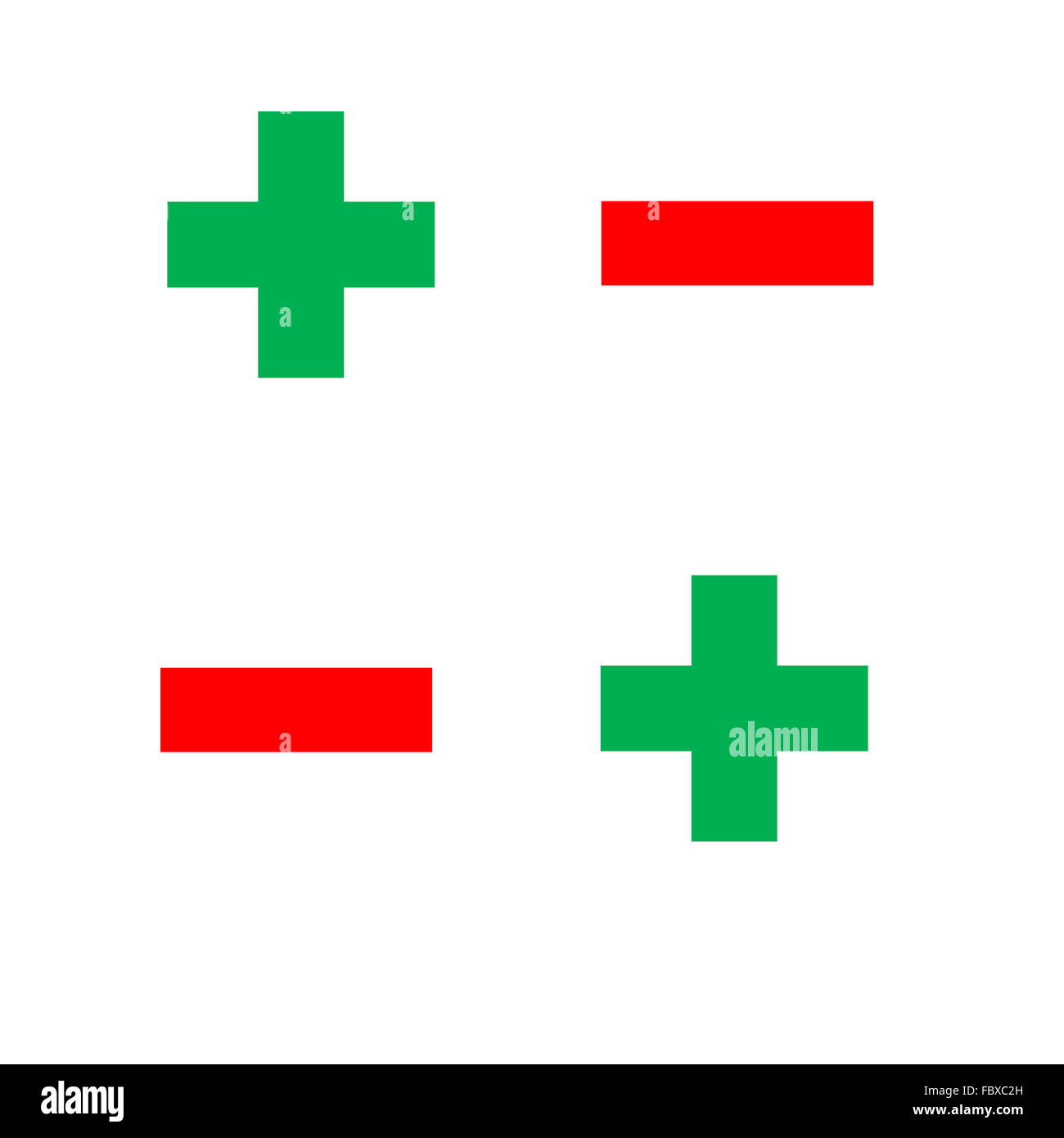 Minuszeichen Clipart Stockfotos und -bilder Kaufen - Alamy