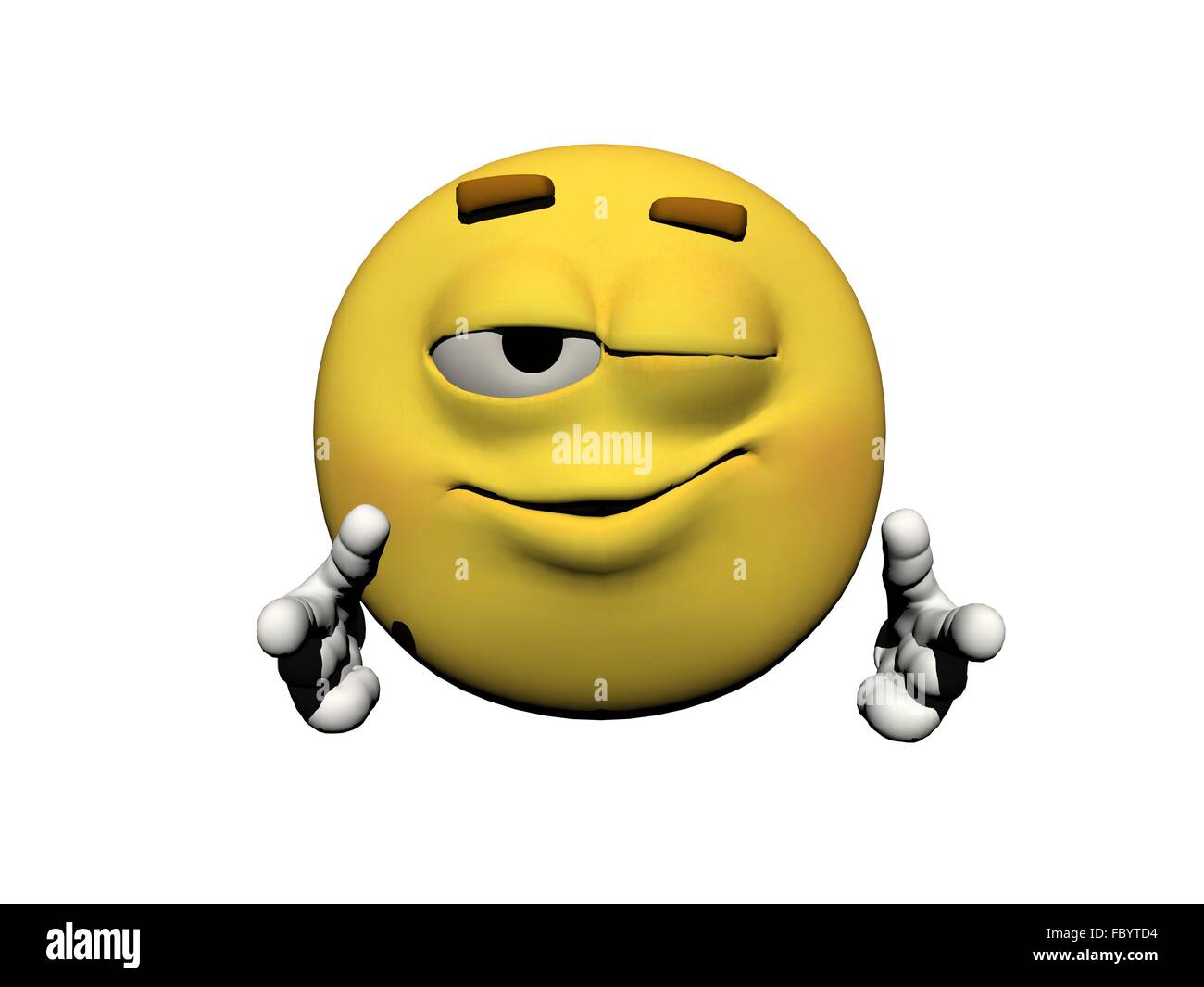 Emoticon wink -Fotos und -Bildmaterial in hoher Auflösung – Alamy