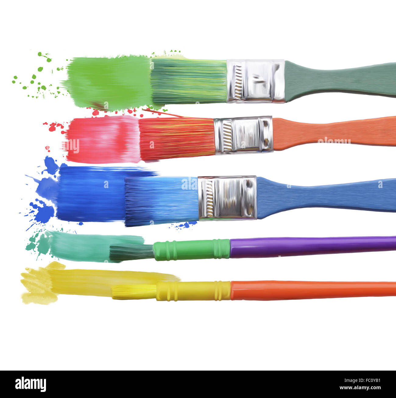 Pinsel und farben -Fotos und -Bildmaterial in hoher Auflösung – Alamy