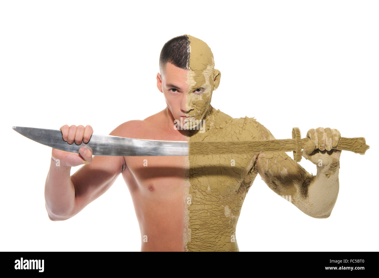 Lehm verschmiert mann -Fotos und -Bildmaterial in hoher Auflösung – Alamy