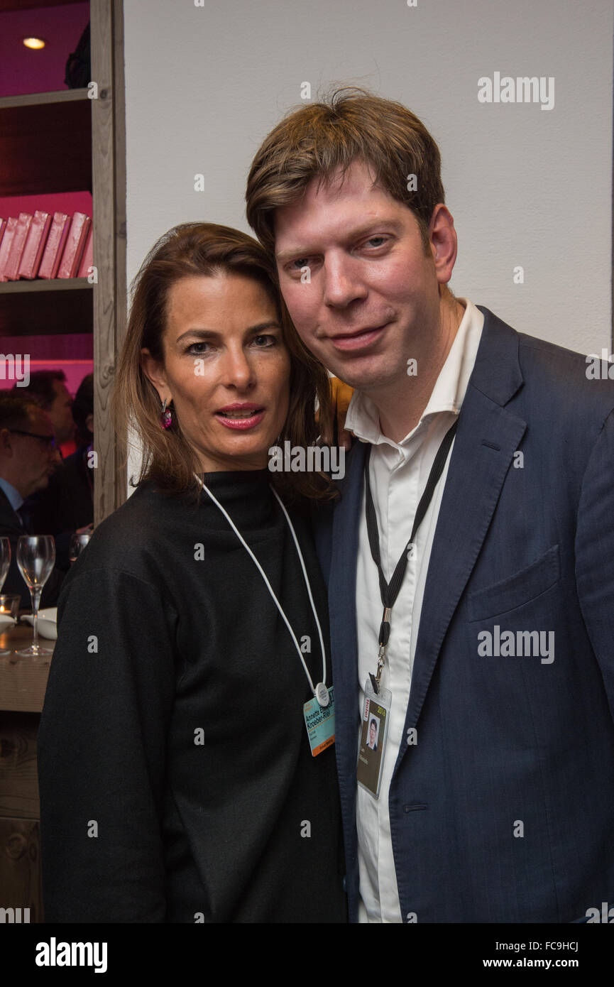 Davos, Schweiz. 20. Januar 2016. Im Bild: Lars Hinrichs (Cinco Capital ...