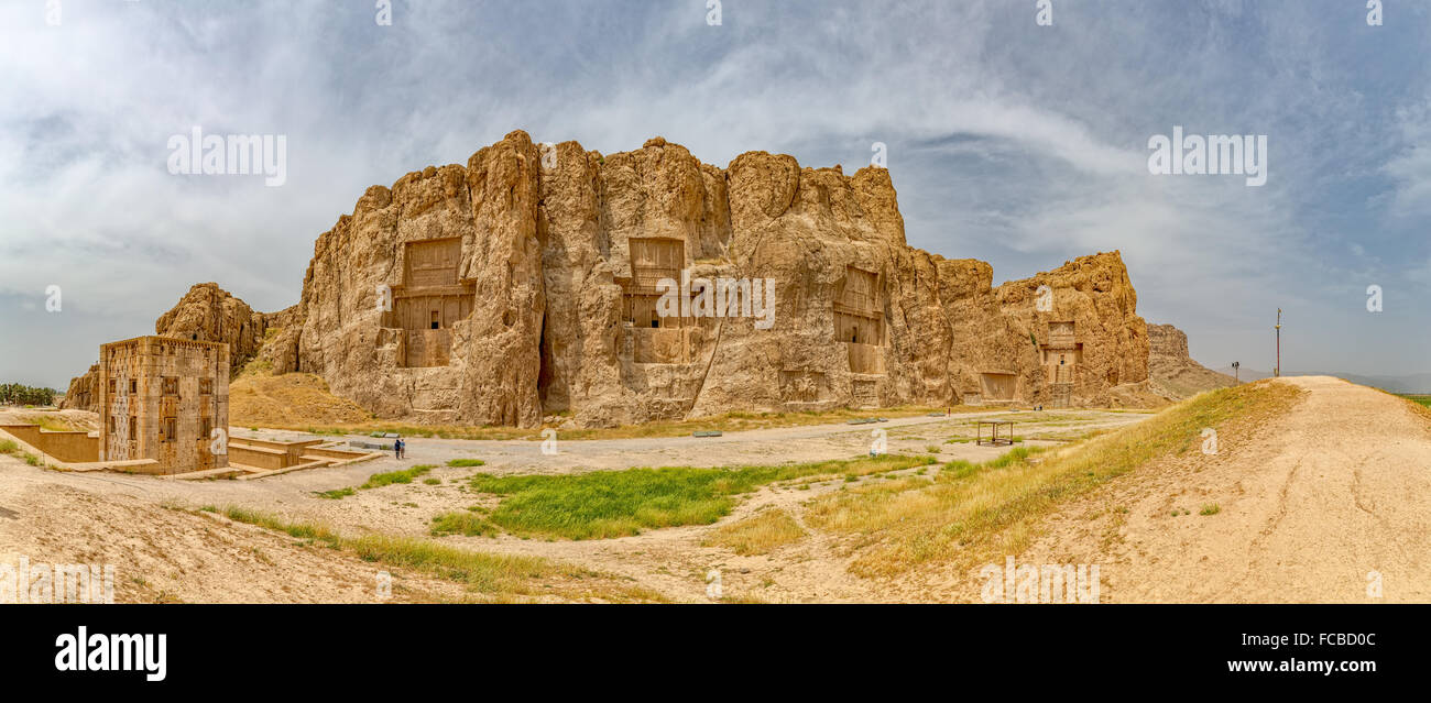 Naqsh-e Rustam Panorama Stockfotografie - Alamy