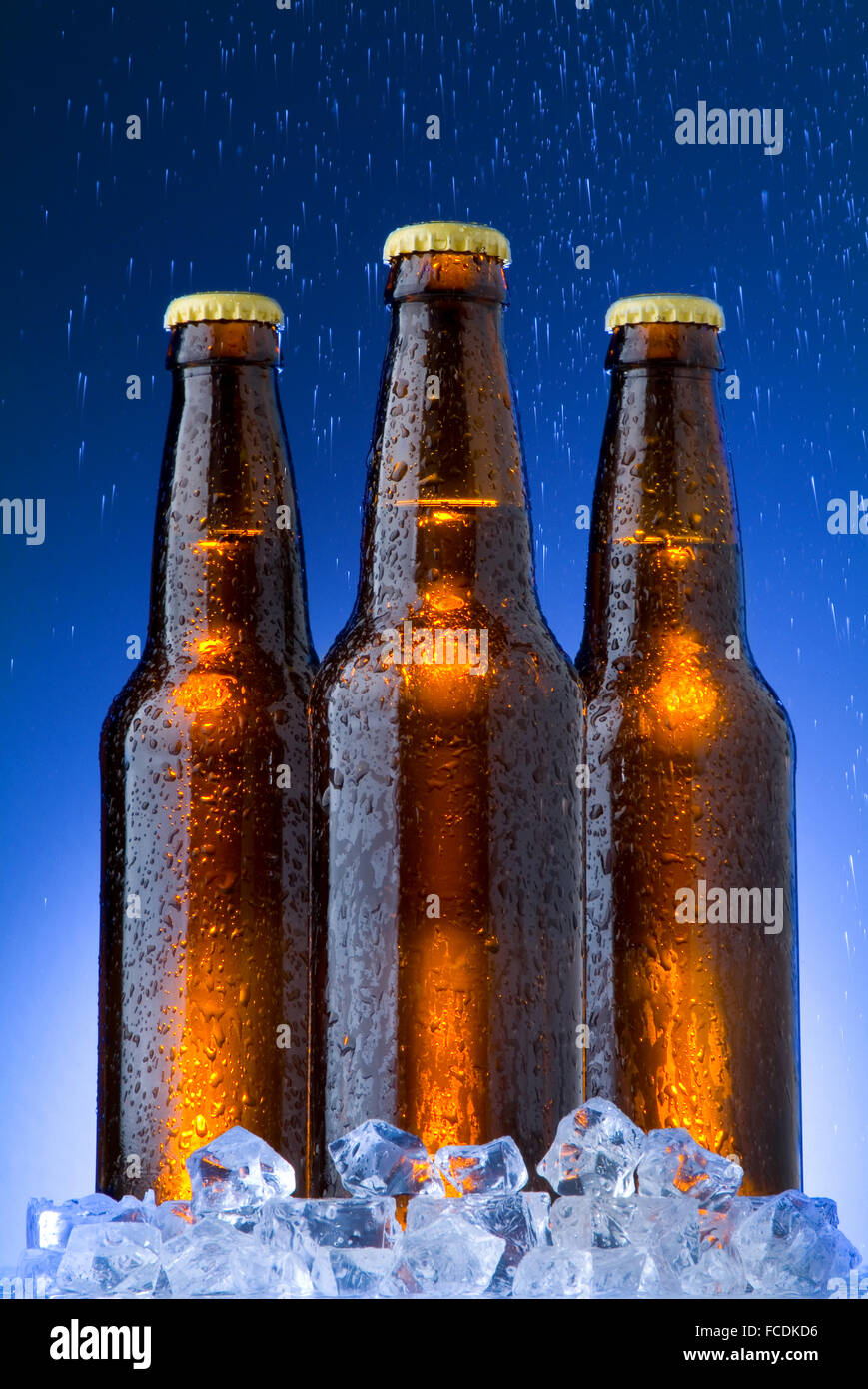 Bier Flaschen für das Branding Stockfotografie - Alamy