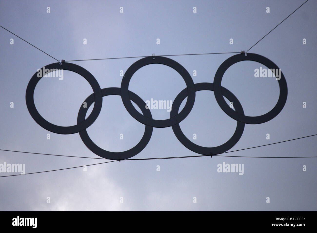 Olympische Ringe Olympia Stockfotos und -bilder Kaufen - Alamy