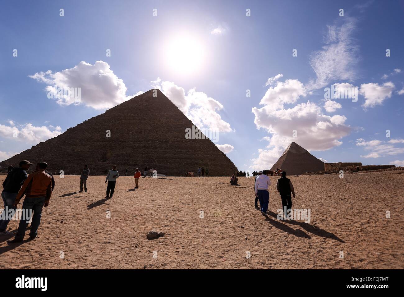 Pyramiden von Gizeh, Kairo, Ägypten Stockfotografie - Alamy