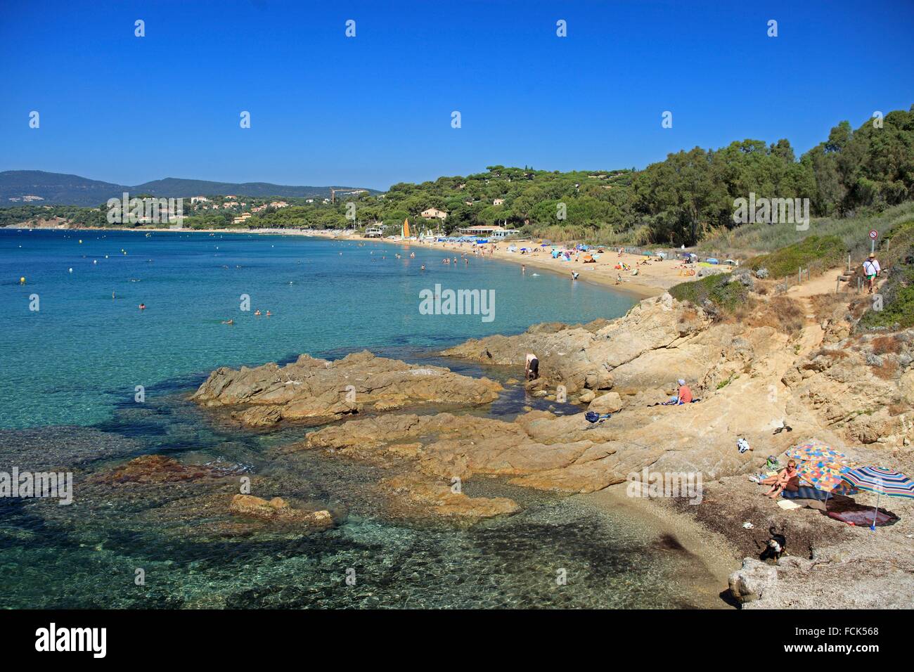 Gigaro Strand rund um La Croix Valmer, Var, ´ Côte d ' Azur, Côte d ...