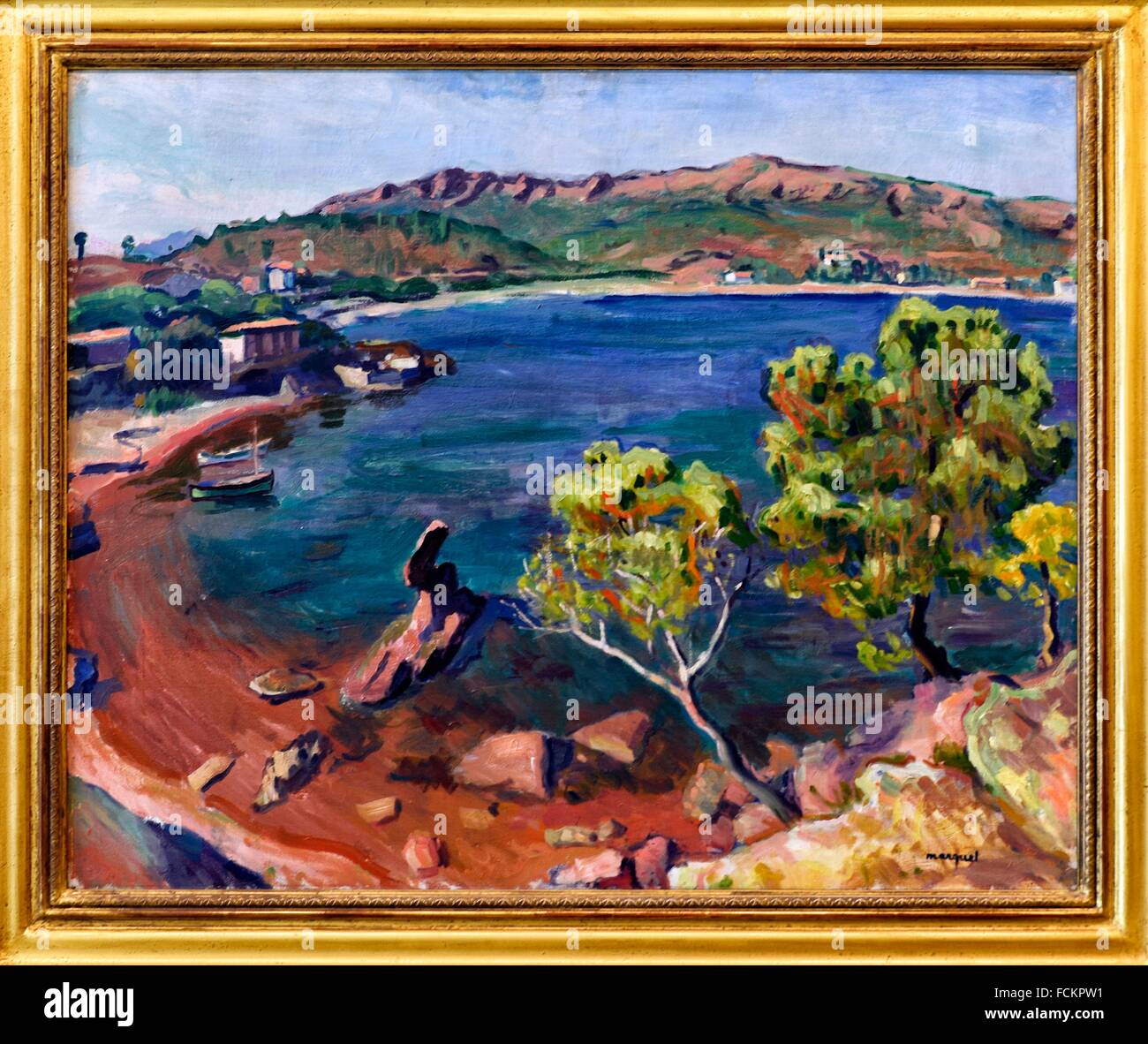 Albert Marquet, Paysage du Midi, Agay, Landschaft am Mittag, Agay, 1906 ...