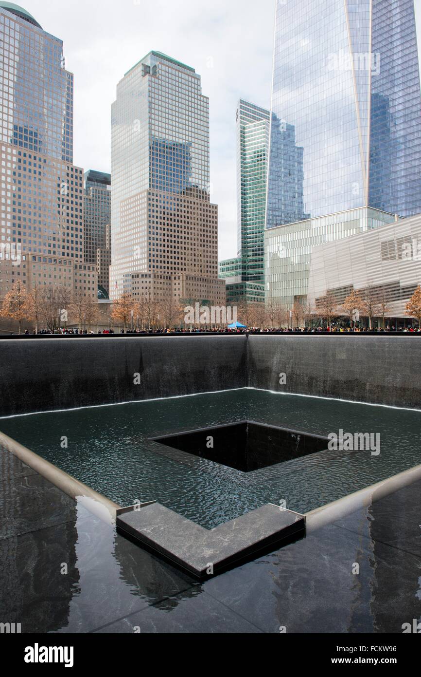 New York, USA. World Trade Center / Twin Towers-Gedenkstätte, Manhattan ...