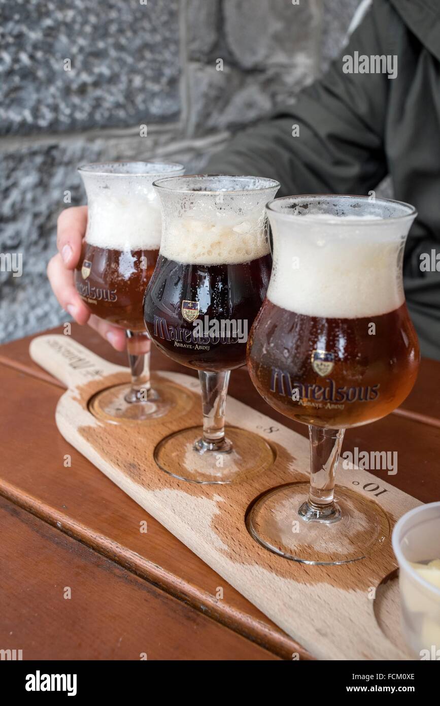 Maredsous Abtei Bier Stockfotos und -bilder Kaufen - Alamy