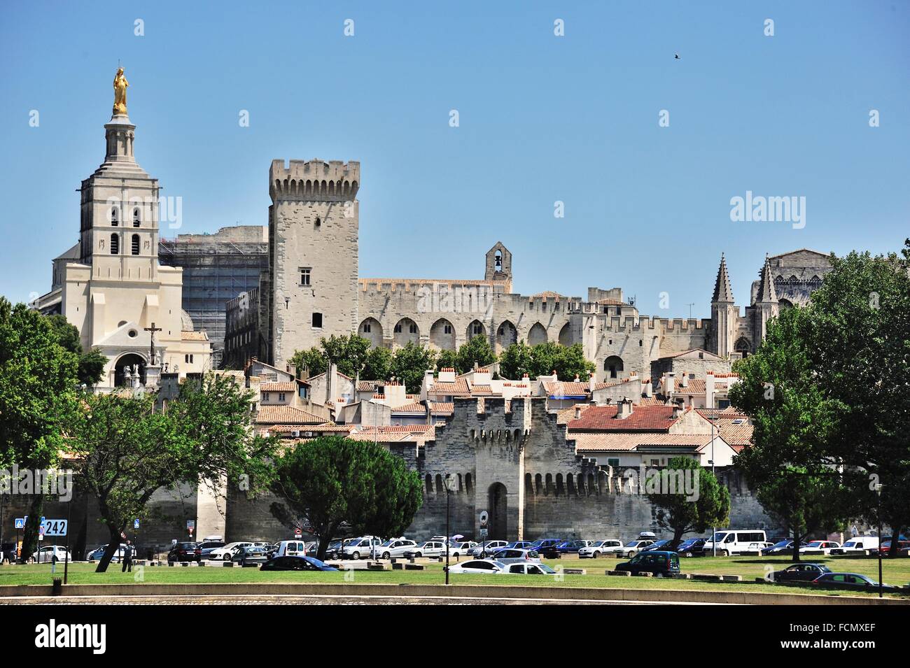 Avignon Skyline Provence Stockfotos und -bilder Kaufen - Alamy