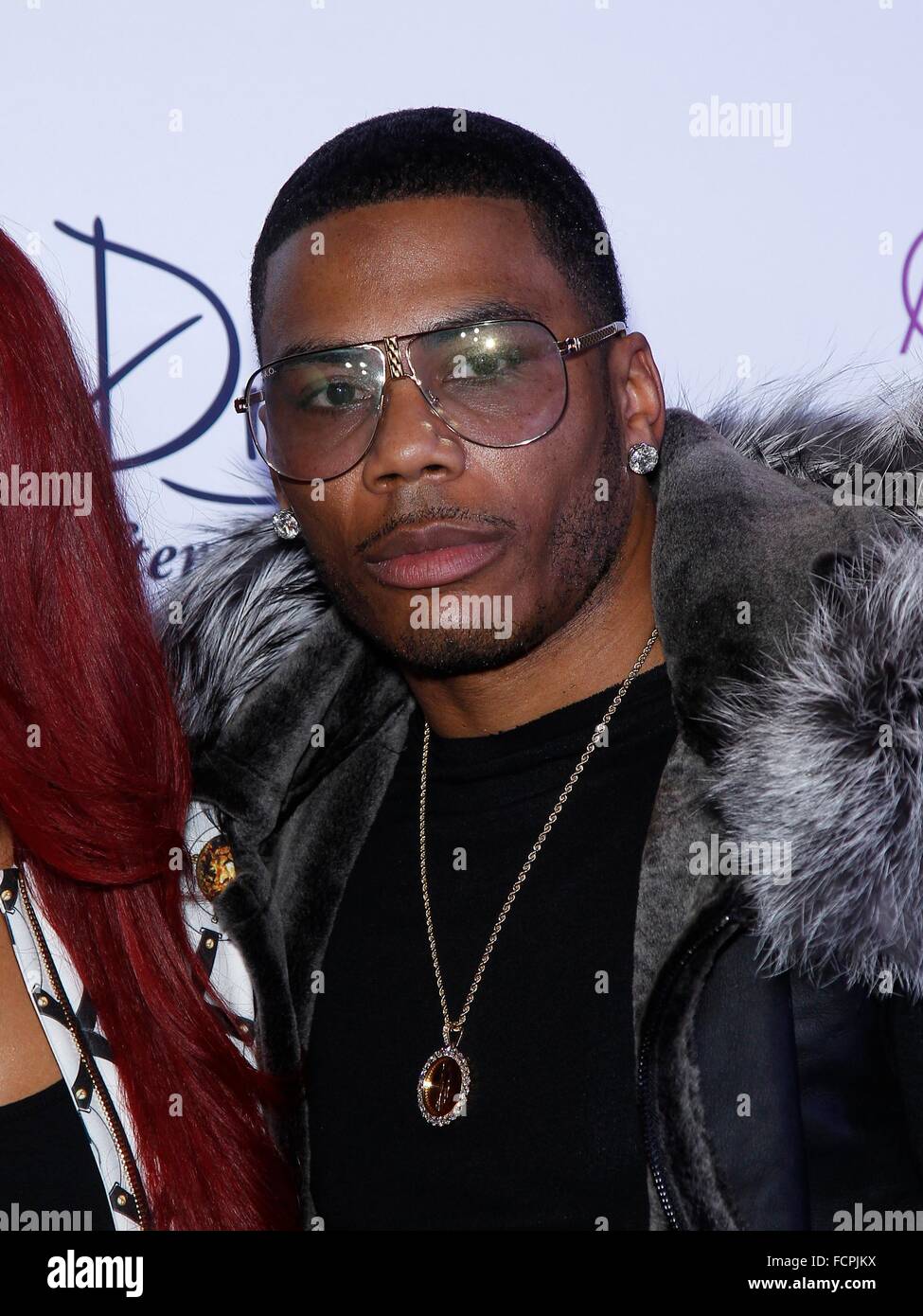 Las Vegas, NV, USA. 23. Januar 2016. Nelly im Ankunftsbereich für Nelly ...