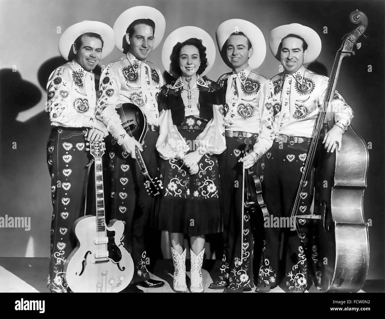 ROSE MADDOX (1925-1998) uns Land und Rockabilly-Musiker mit ihr-Gruppe ...