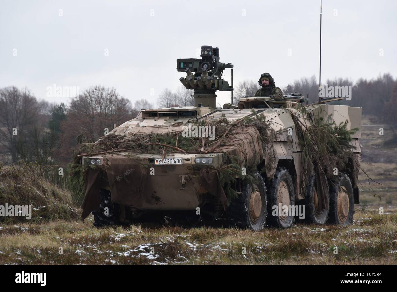 GTK Boxer A1 Armored Personnel Carrier der 3. Kompanie, 1. Infanterie ...