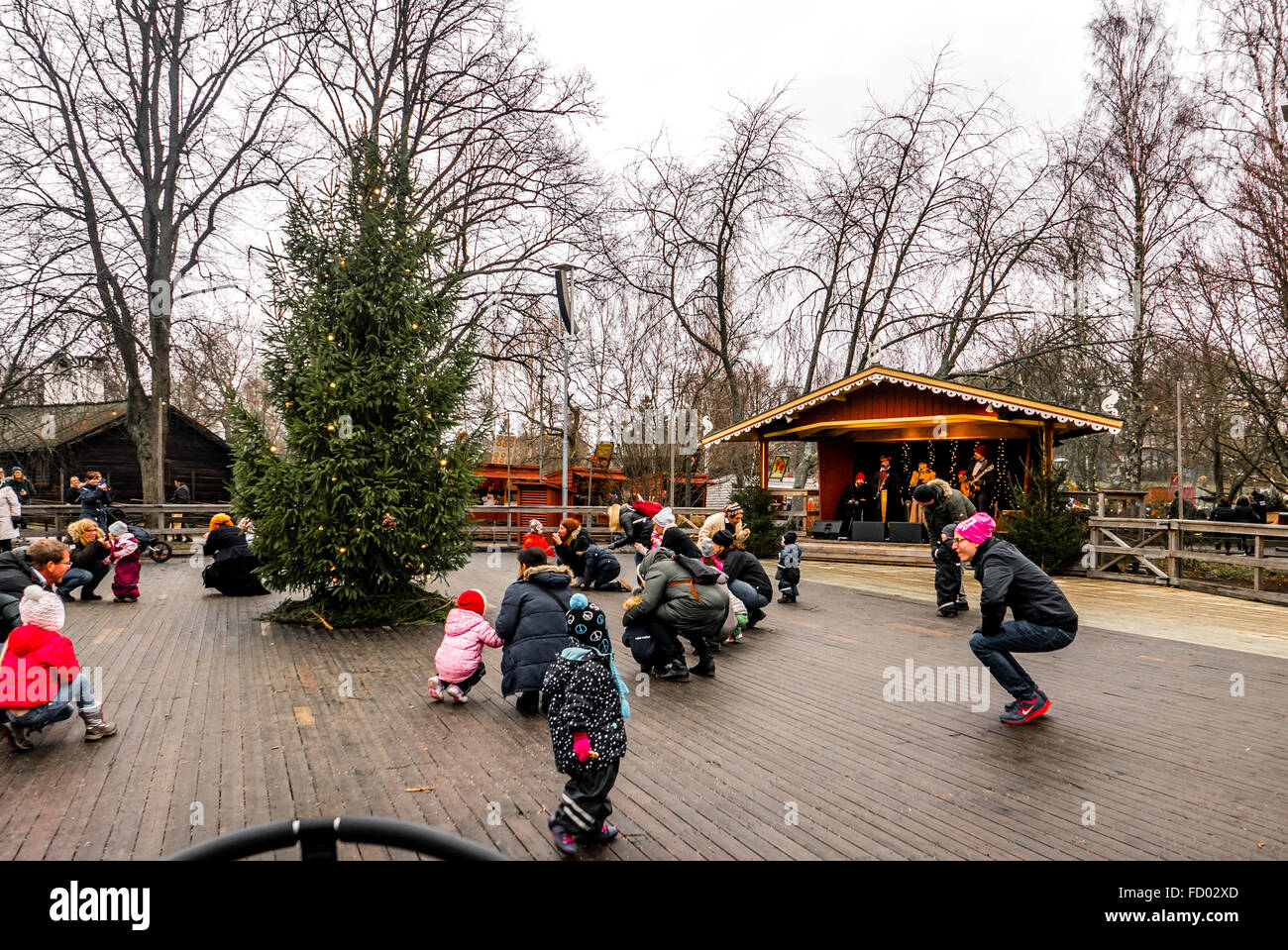 Skansen Christmas Market Stockfotos und -bilder Kaufen - Alamy
