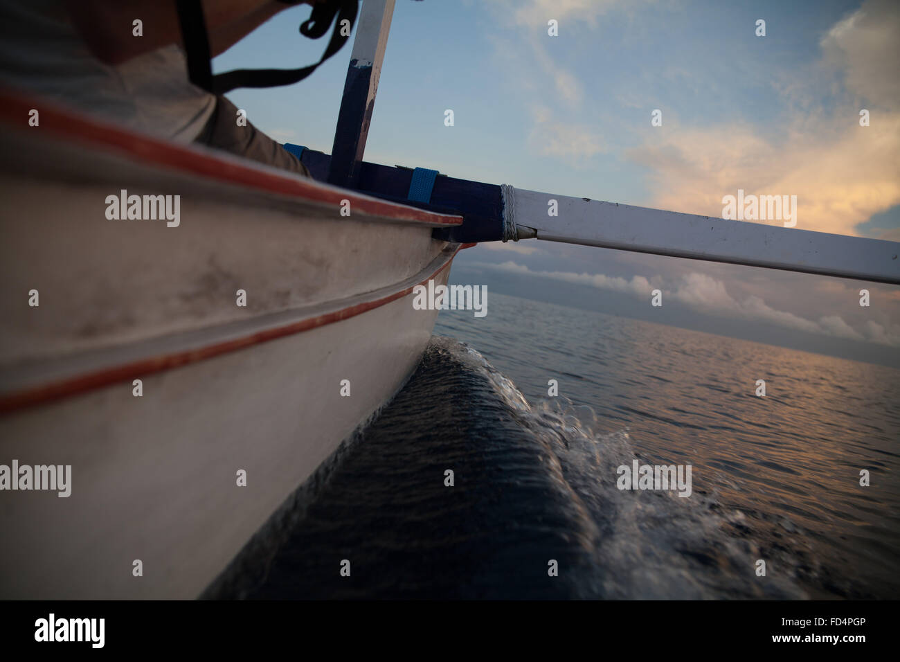 Boot auf dem Meer Stockfotografie - Alamy