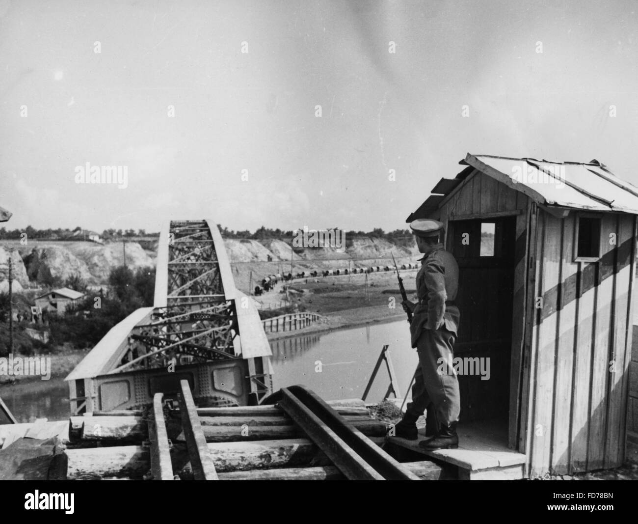 Bessarabien-deutschen Wanderung auf den Pruth, 1940 Stockfotografie - Alamy
