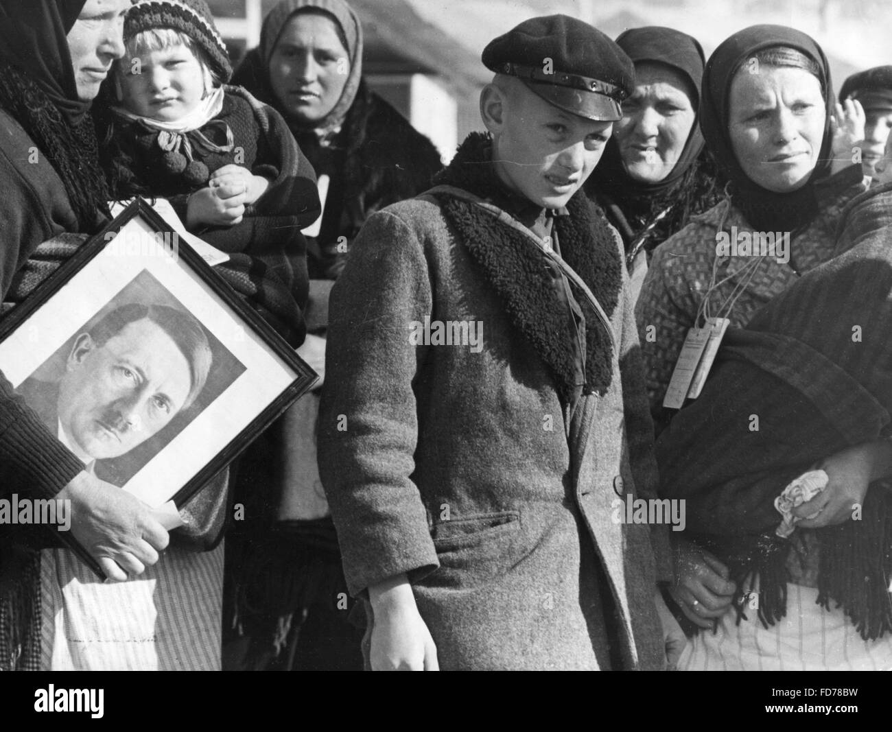 Bessarabien deutschen Umsiedler in Galatz, Herbst 1940 Stockfotografie ...