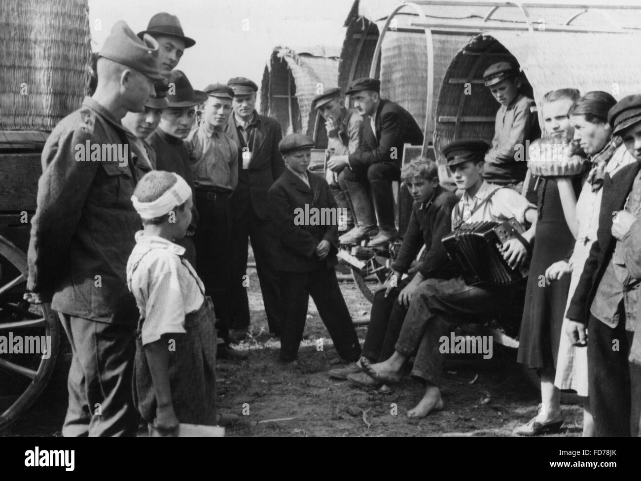 Bessarabien deutschen Umsiedler in Galatz, 1940 Stockfotografie - Alamy