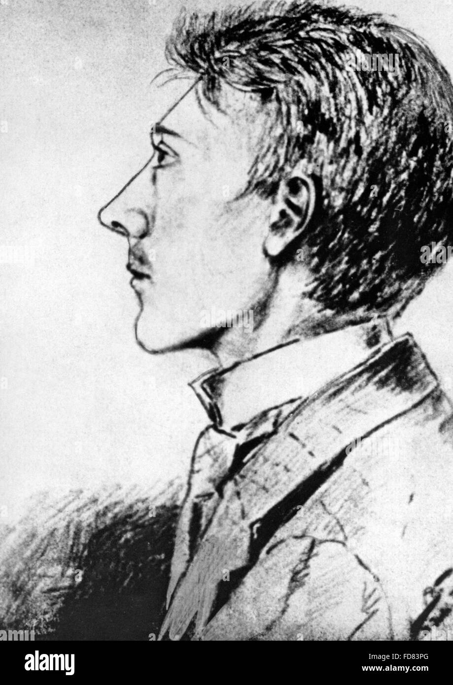 Jungen Adolf Hitler, 1905 Stockfotografie - Alamy