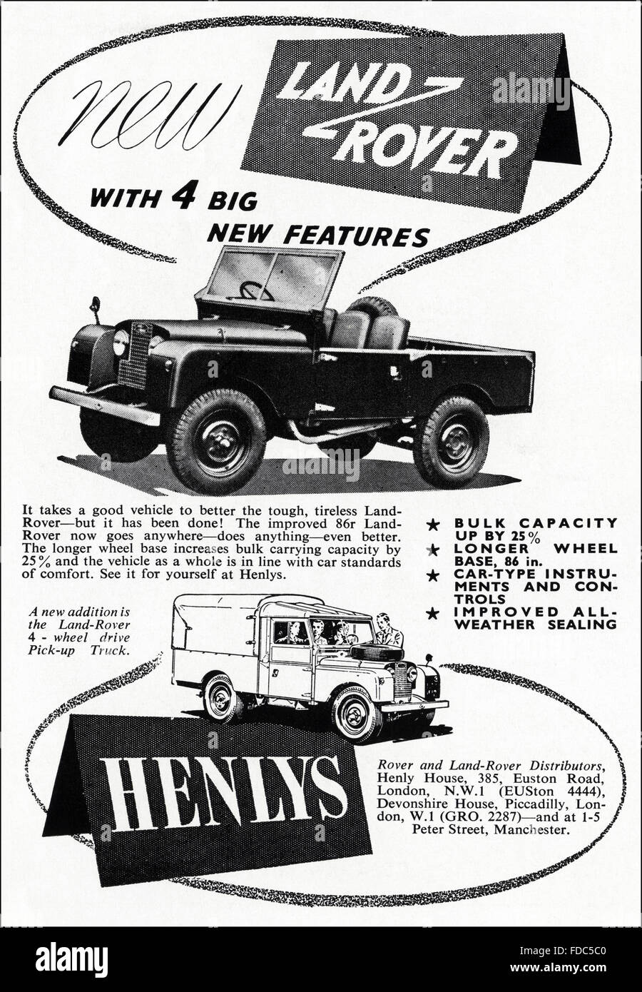 Land rover 1950 -Fotos und -Bildmaterial in hoher Auflösung – Alamy