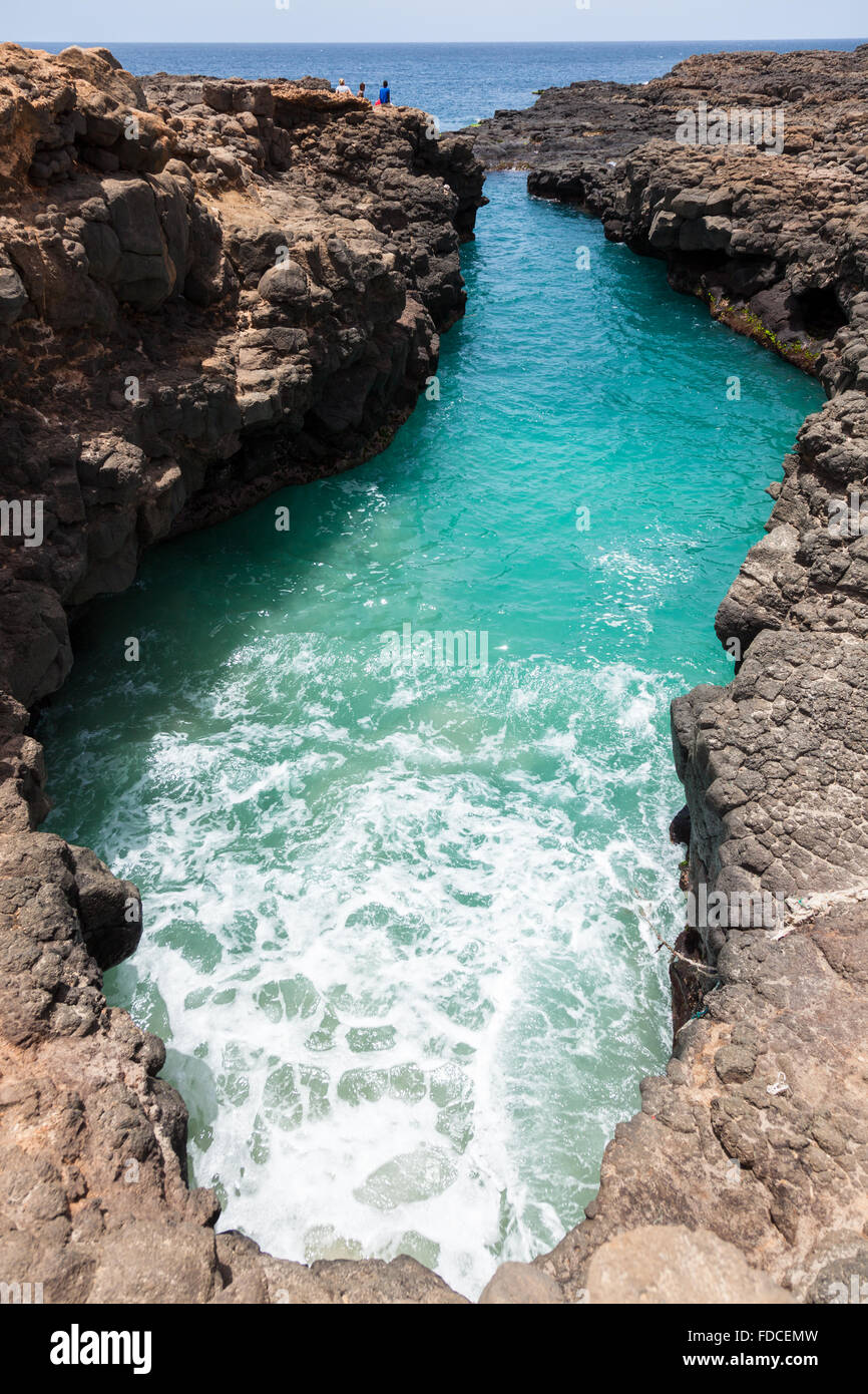 Buracona in Insel Sal Kapverden - Cabo Verde Stockfotografie - Alamy