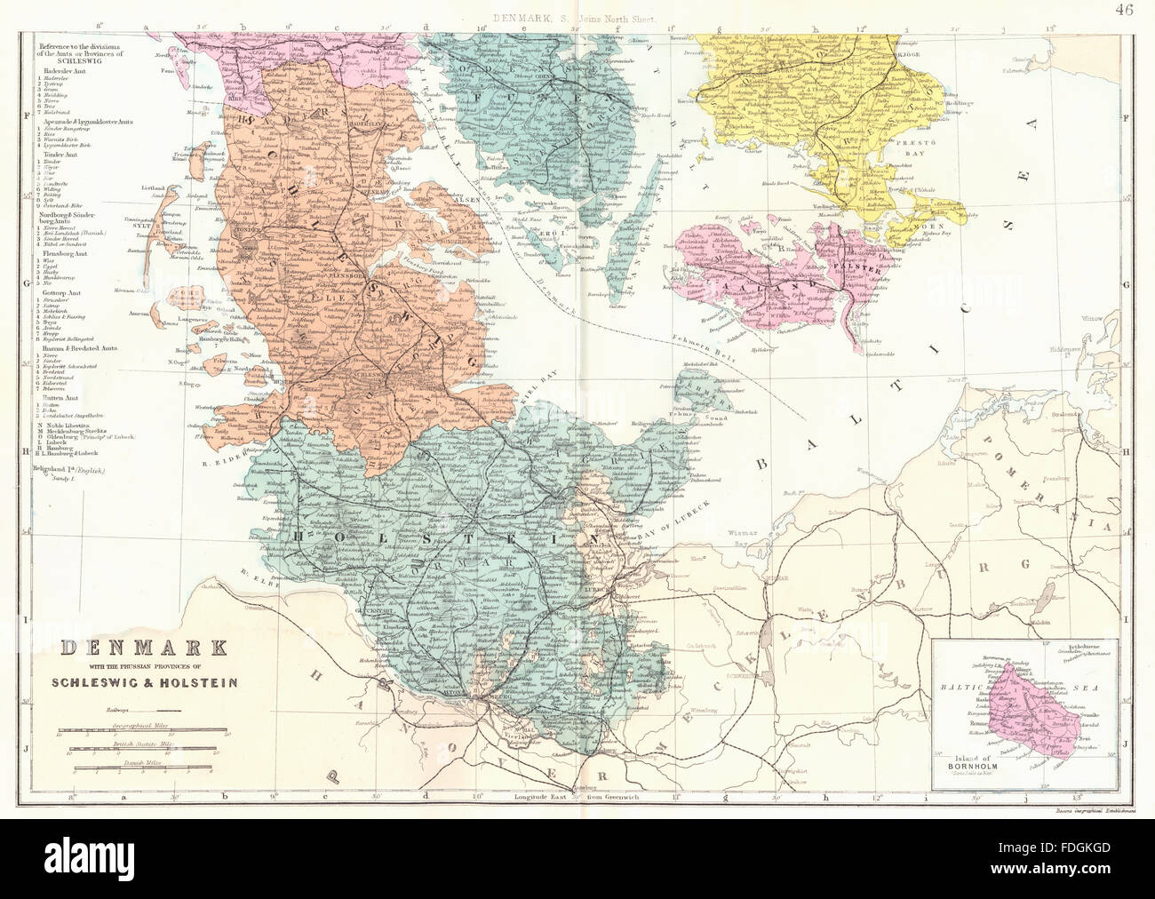 Mappa di mon island denmark -Fotos und -Bildmaterial in hoher Auflösung ...