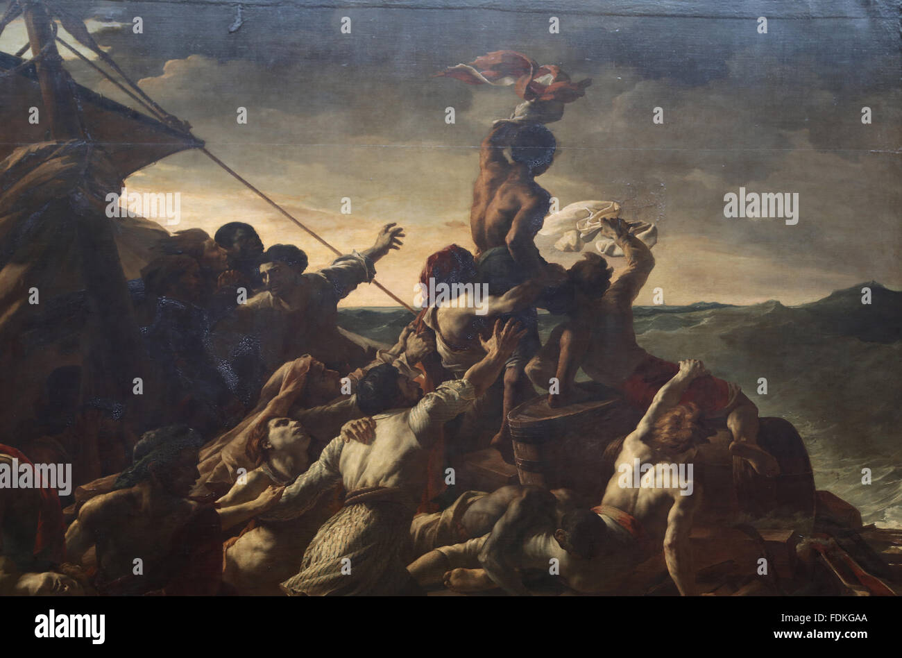 Das Floß der Medusa von französischen Maler Theodore Gericault (1791 ...