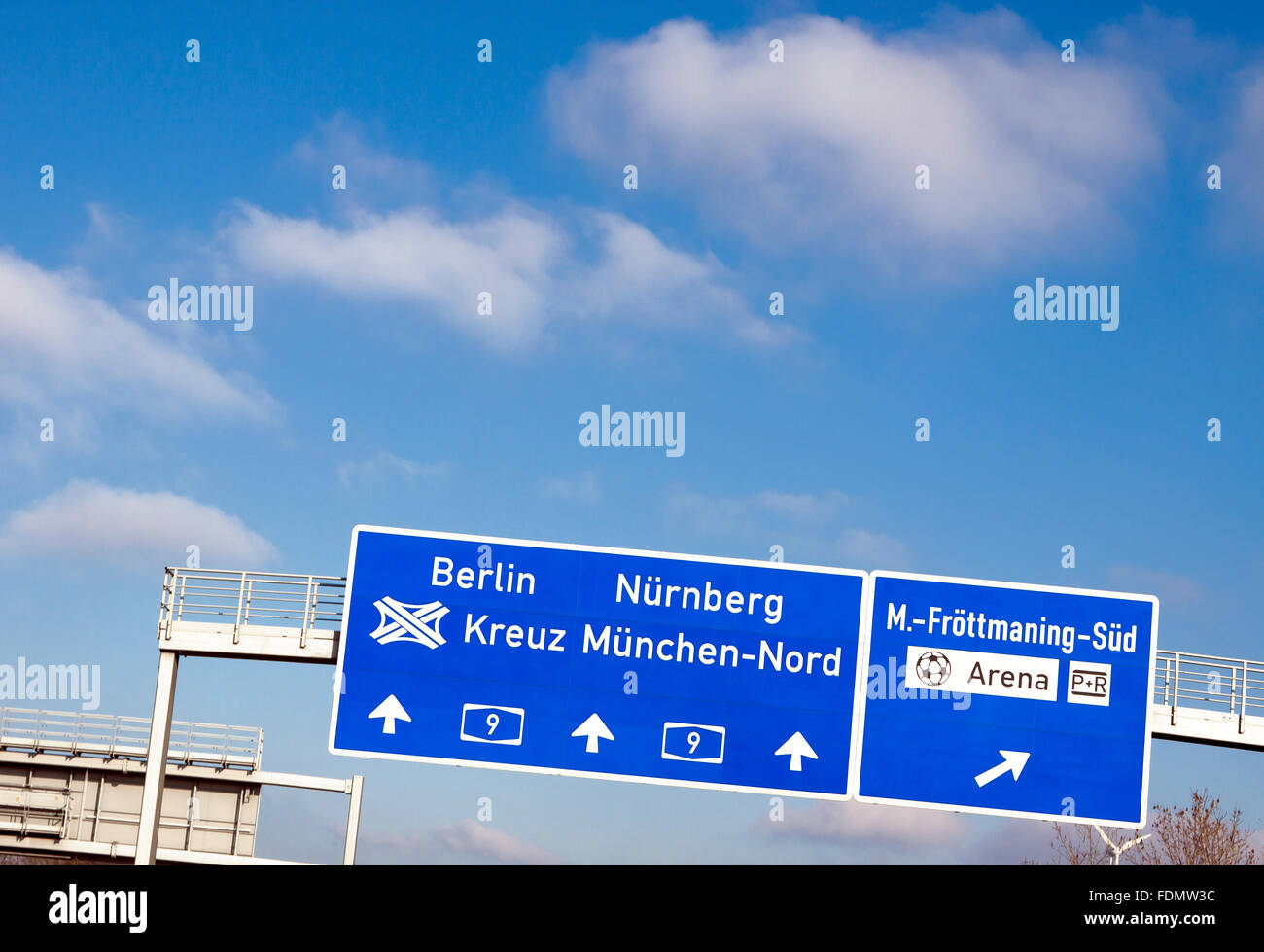 Berlin Autobahn Sign Stockfotos & Berlin Autobahn Sign Bilder - Alamy