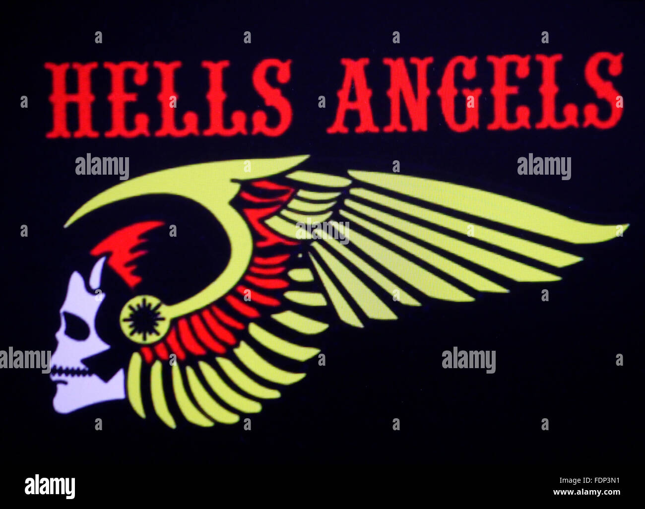 Hells Angels Logo Computer Hells Angels, Mob Ran FTQ Construction